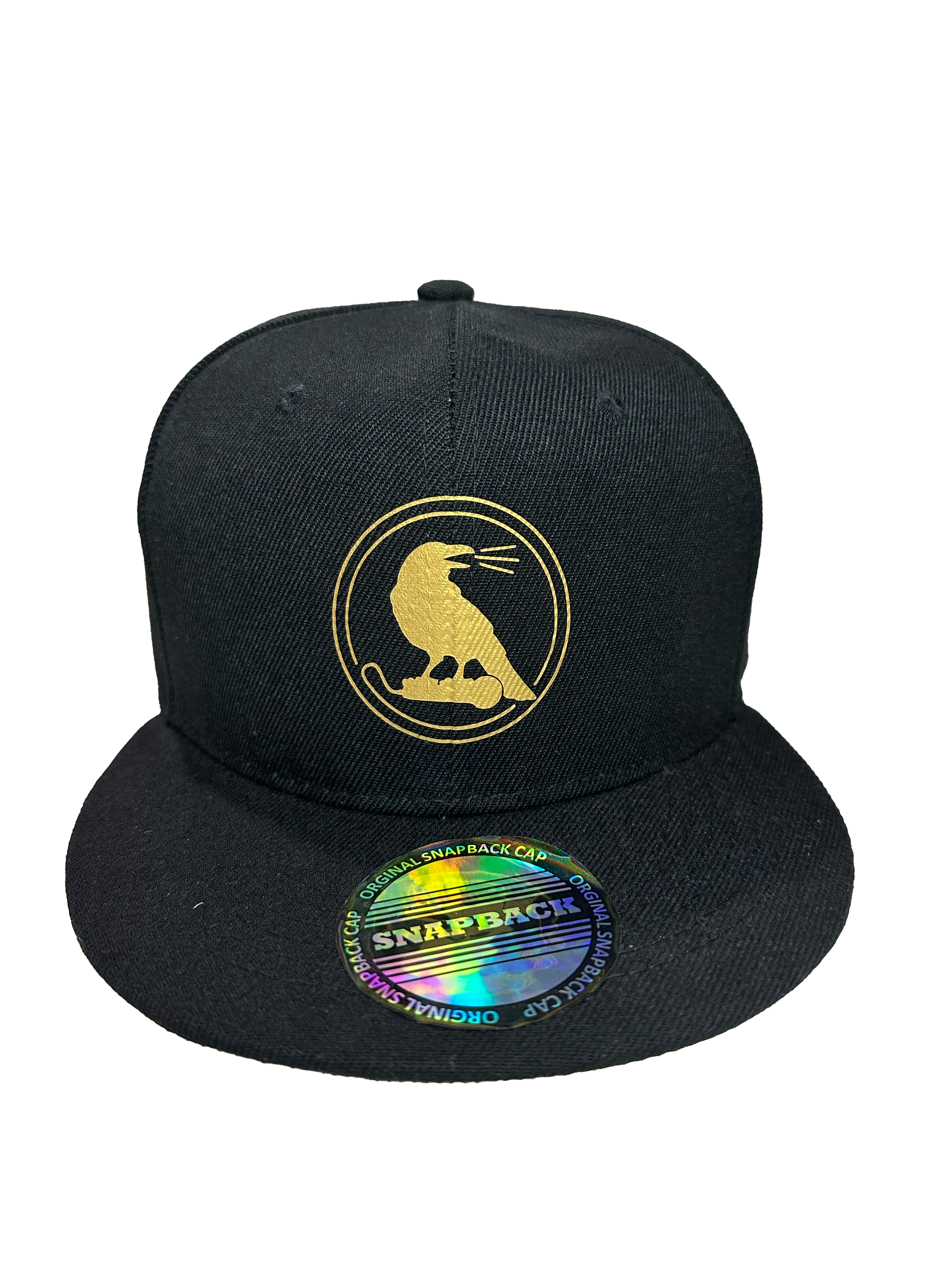 Cackling Crow Comedy Golden Bird Edition - Flat brim – ComedyMerchTable