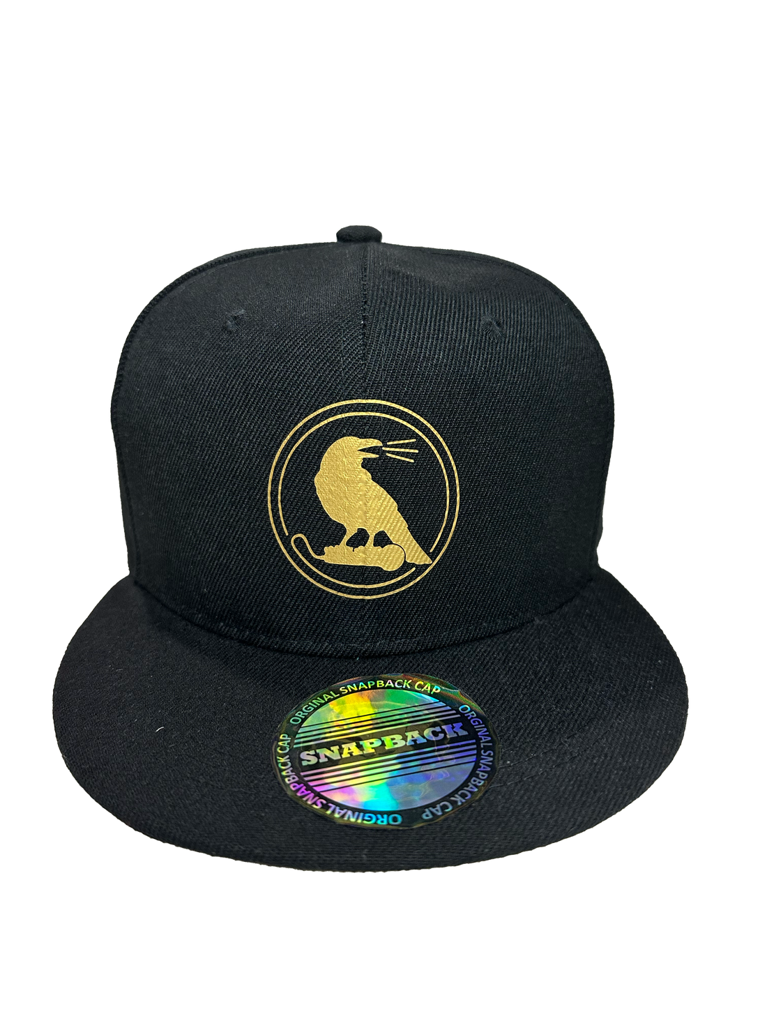 Cackling Crow Comedy Golden Bird Edition - Flat brim – ComedyMerchTable