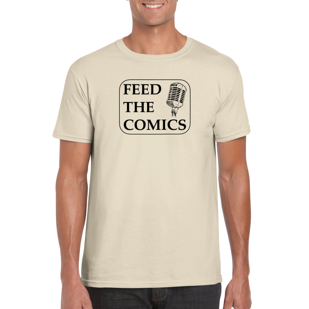 Feed The Comics - Classic Unisex Crewneck T-shirt – ComedyMerchTable